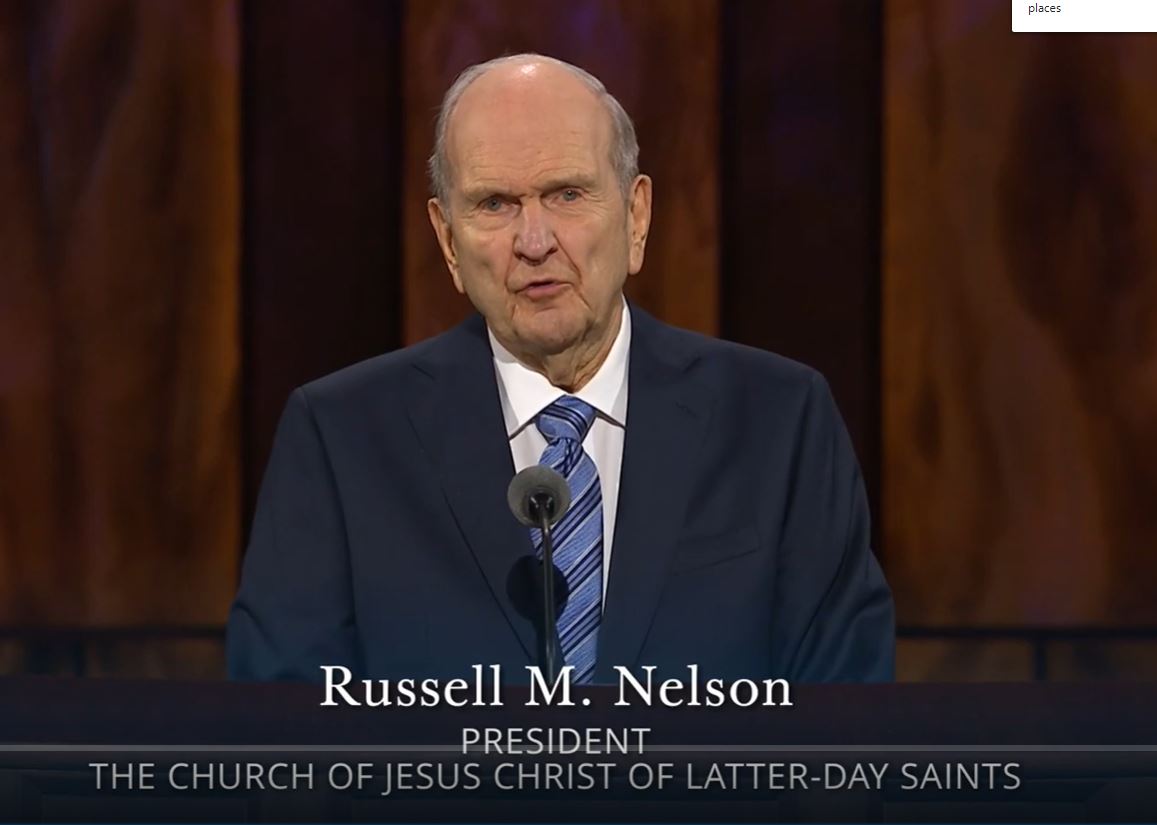 “Create Places of Security” – Pres. Nelson, Nov. 2020 General Conf ...